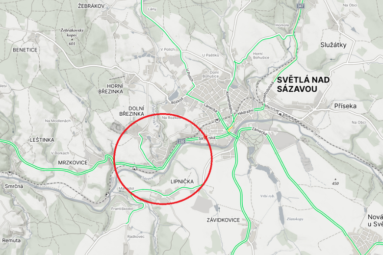 První zprávy - Domácí - Začaly přípravy modernizace silnice ze Světlé ...