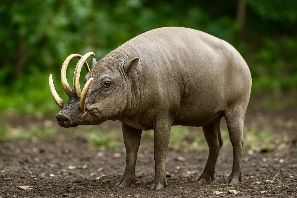 První zprávy - Domácí - Babirusa: Pralesní divočák s rohy jako z ...