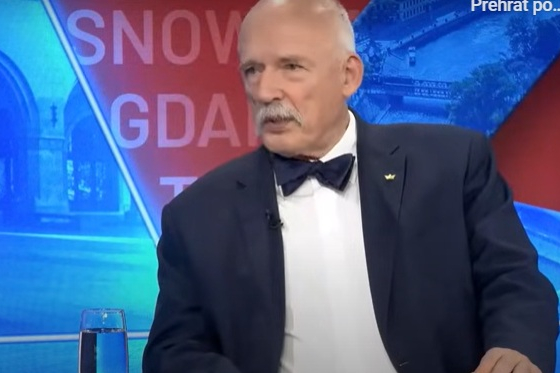 První zprávy - Domácí - Korwin-Mikke: Je dobré mít prezidenta, který umí praštit pěstí